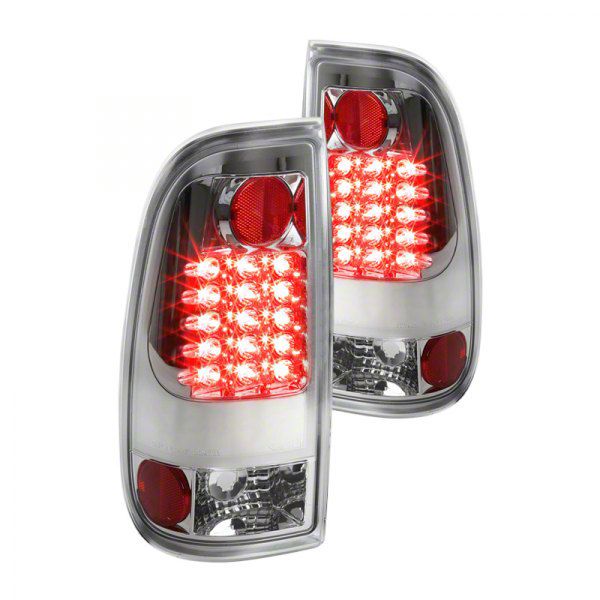 F-350 Super Duty Tail Light; LED; Chrome (11-16 F-350 Super Duty)