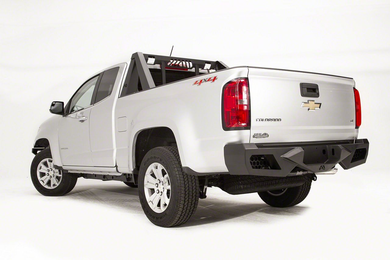 Fab Fours Colorado Vengeance Rear Bumper; Bare Steel CC15-E3351-B (15 ...