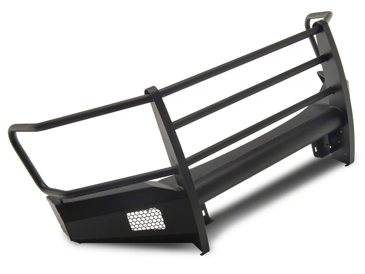 Fab Fours F-150 Black Steel Elite Front Bumper with Full Guard; Matte ...