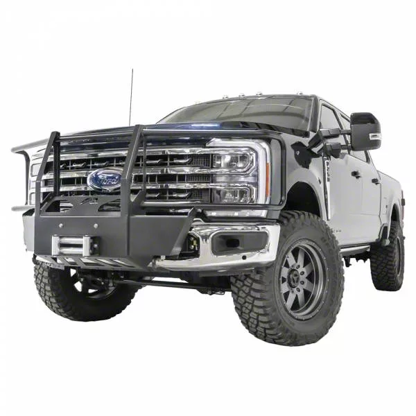 Fab Fours F-250 Super Duty Full Guard Winch Mount; Matte Black FS23 ...