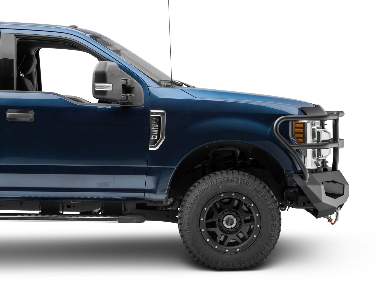 Fab Fours F-250 Super Duty Matrix Front Bumper with Full Guard and D ...