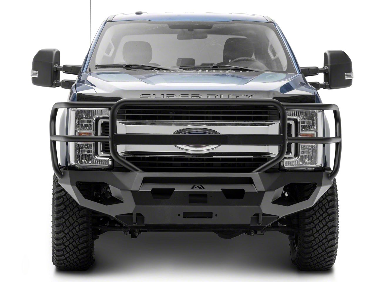Fab Fours F-250 Super Duty Matrix Front Bumper with Full Guard and D ...