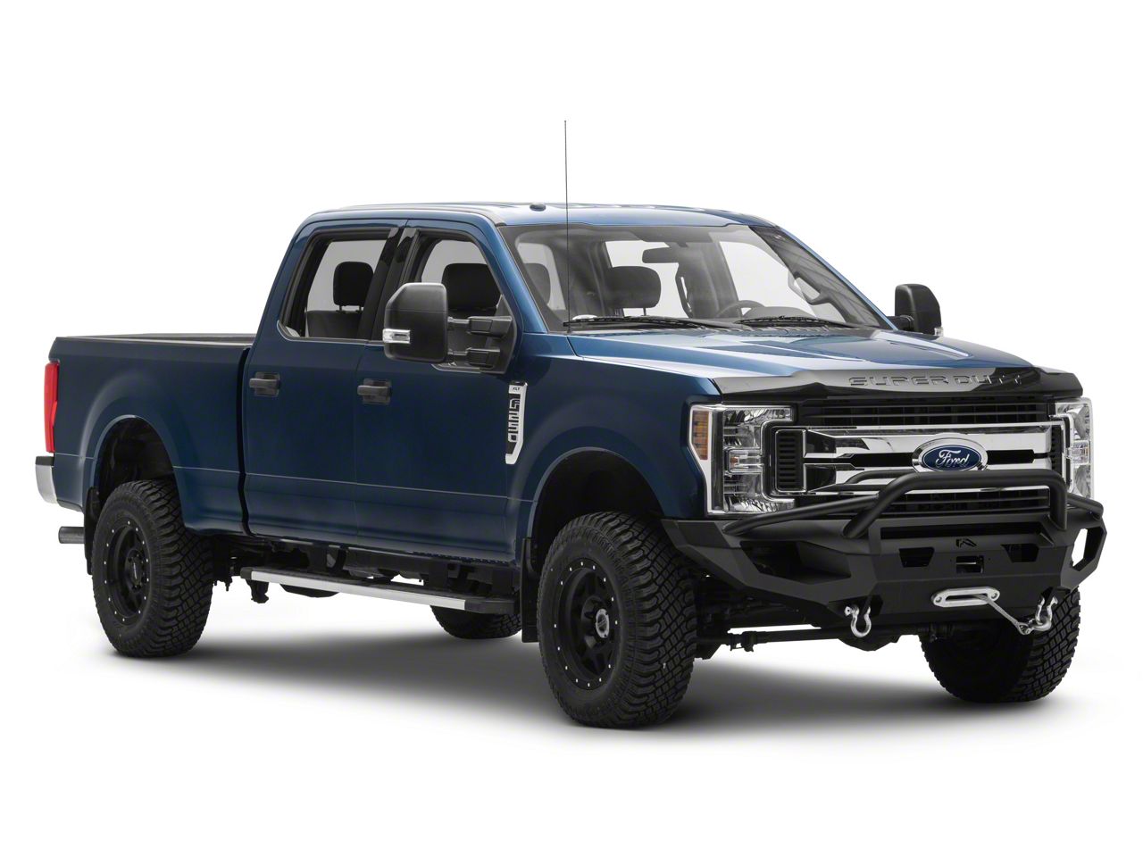 Fab Fours F-250 Super Duty Matrix Front Bumper with Pre-Runner Guard ...