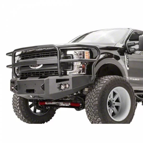 Fab Fours F-250 Super Duty Premium Heavy Duty Winch Front Bumper with ...