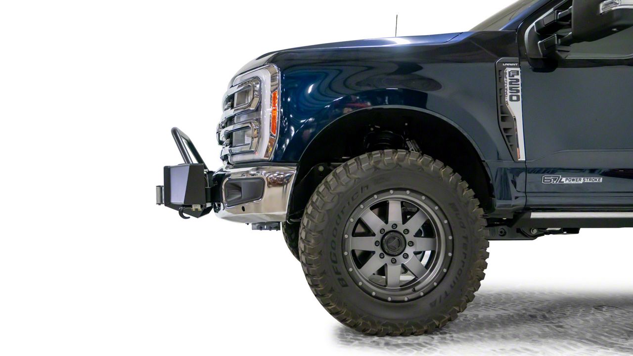 Fab Fours F-350 Super Duty Large Frame Winch Mount; Matte Black FS23 ...