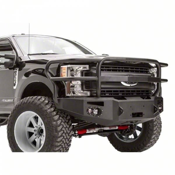 Fab Fours F-350 Super Duty Premium Heavy Duty Winch Front Bumper with ...