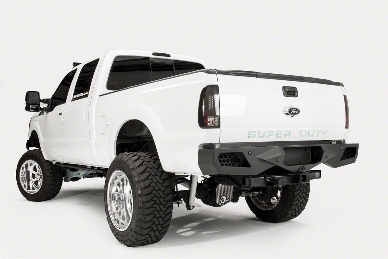 Fab Fours F-350 Super Duty Vengeance Rear Bumper; Pre-Drilled for ...