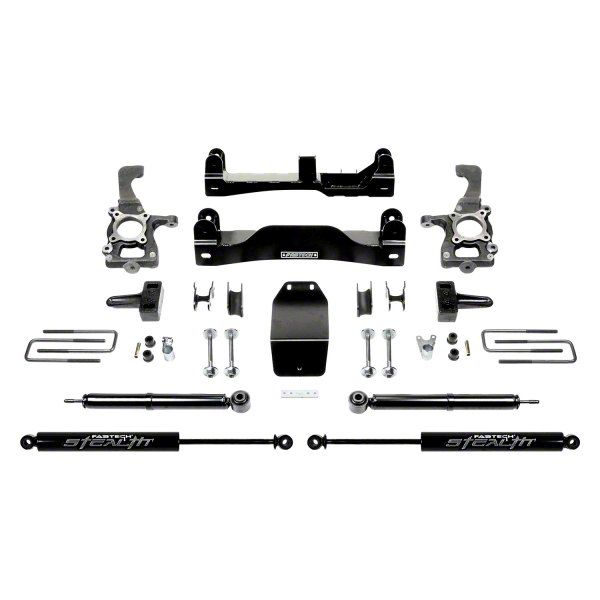 Fabtech F-150 4-Inch Basic Suspension Lift Kit with Stealth Shocks ...