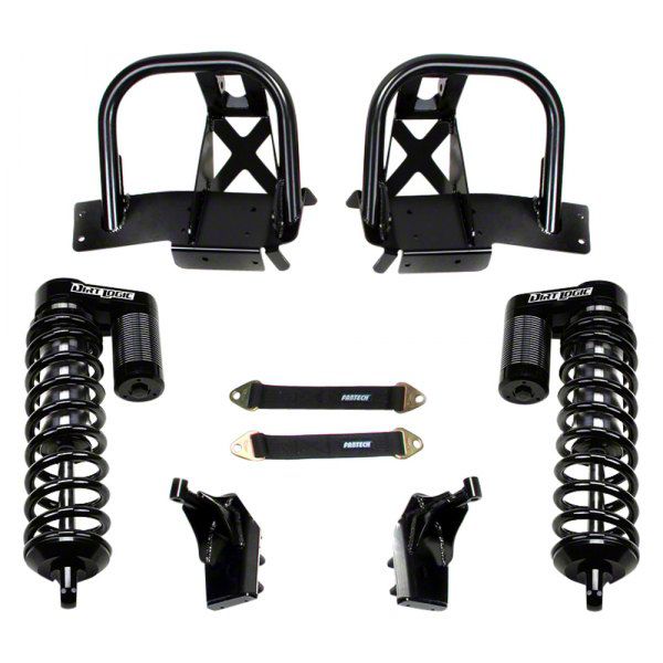 Fabtech F-350 Super Duty 4-Inch Coil-Over Conversion Kit with Front ...