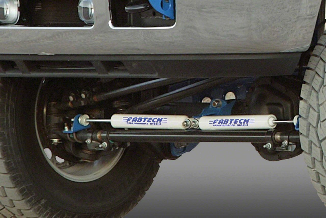Fabtech F-350 Super Duty Dual Performance Steering Stabilizer for 6 to ...