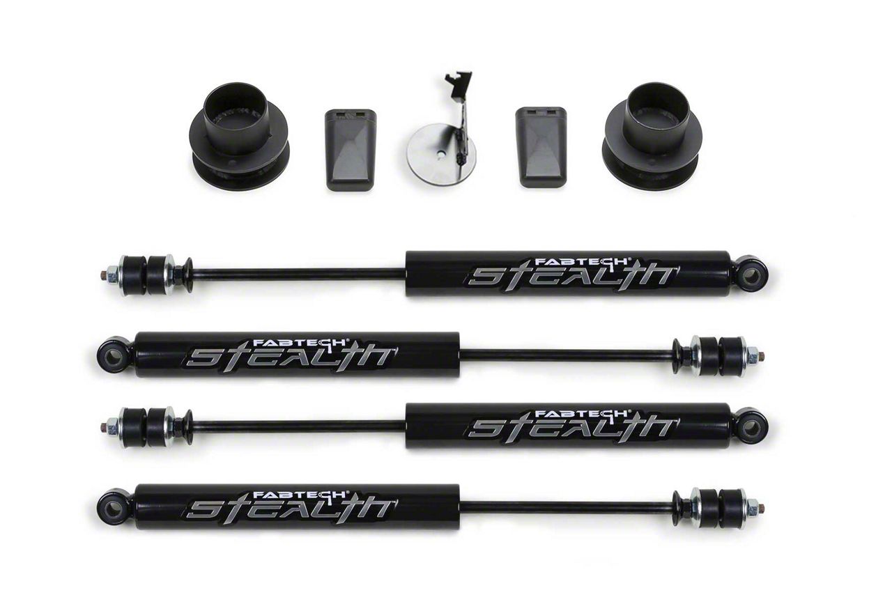 Fabtech RAM 2500 2.50-Inch Coil Spacer Lift Kit with Stealth Shocks ...