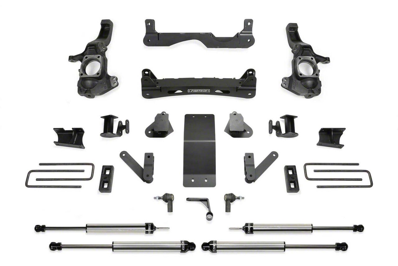 Fabtech Sierra 2500 4-Inch Suspension Lift Kit with Dirt Logic 2.25 ...