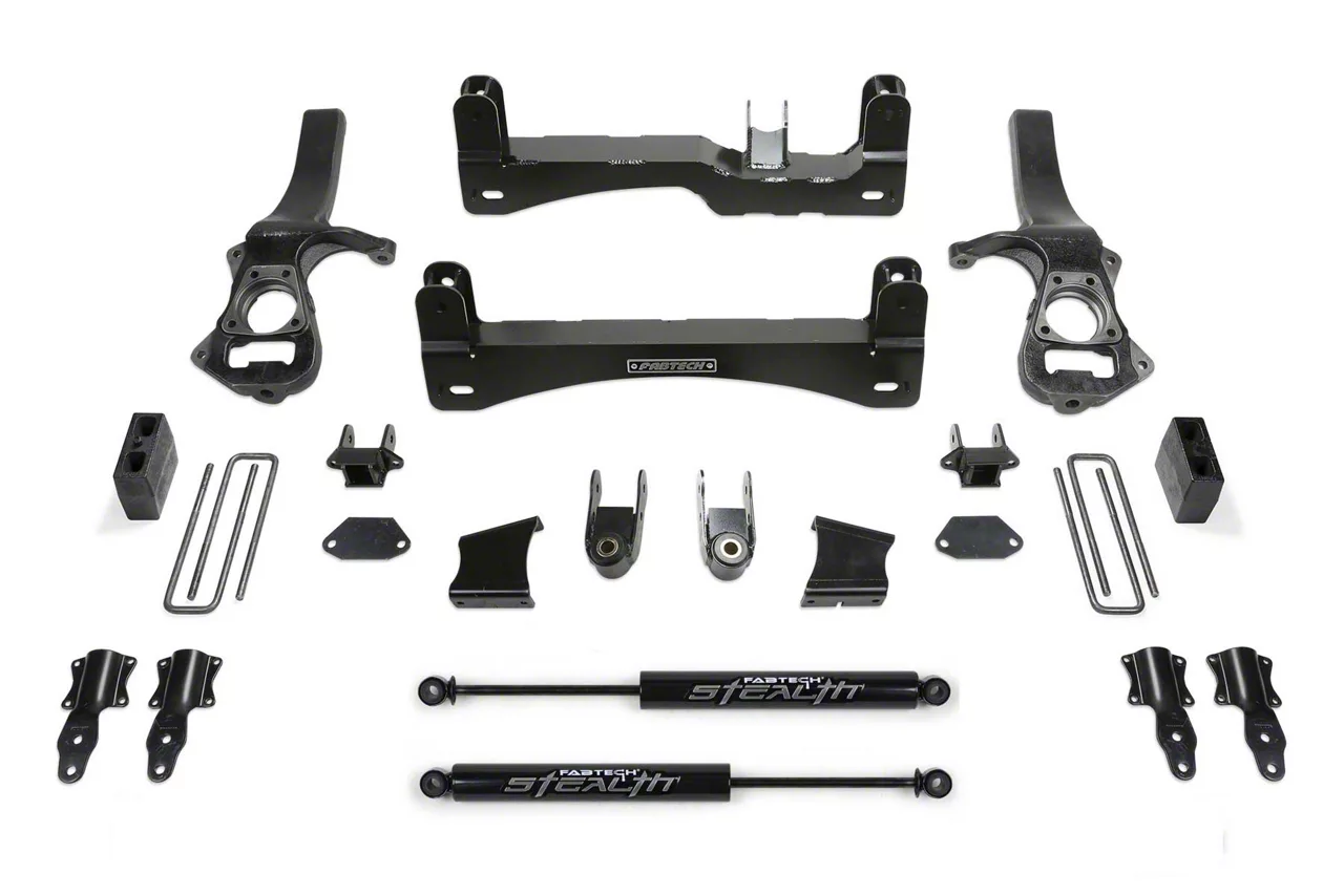 Fabtech Silverado 1500 6-Inch Basic Suspension Lift Kit with Stealth ...