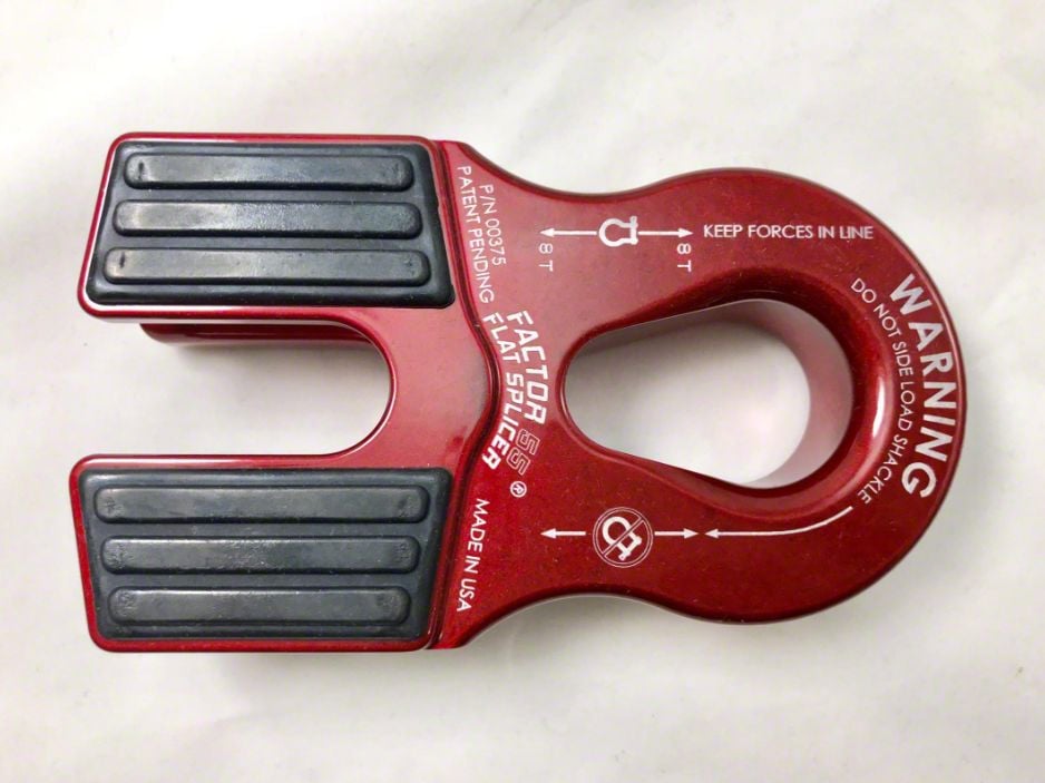 Factor 55 Silverado 1500 Flat Splicer for Synthetic Winch Lines; Red ...