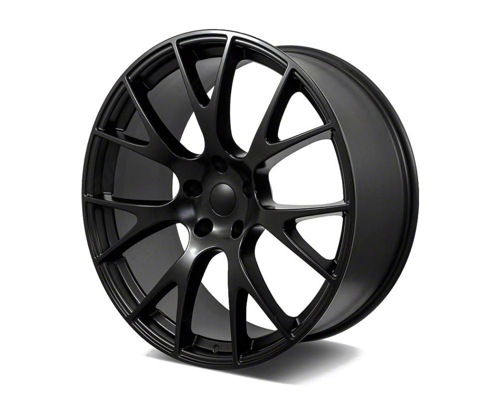 Factory Style Wheels RAM 1500 Hellcat Style Satin Black 5-Lug Wheel ...