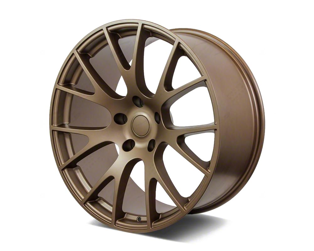 Dakota Hellcat Style Matte Bronze 5-Lug Wheel; 24x10; 25mm Offset (05 ...