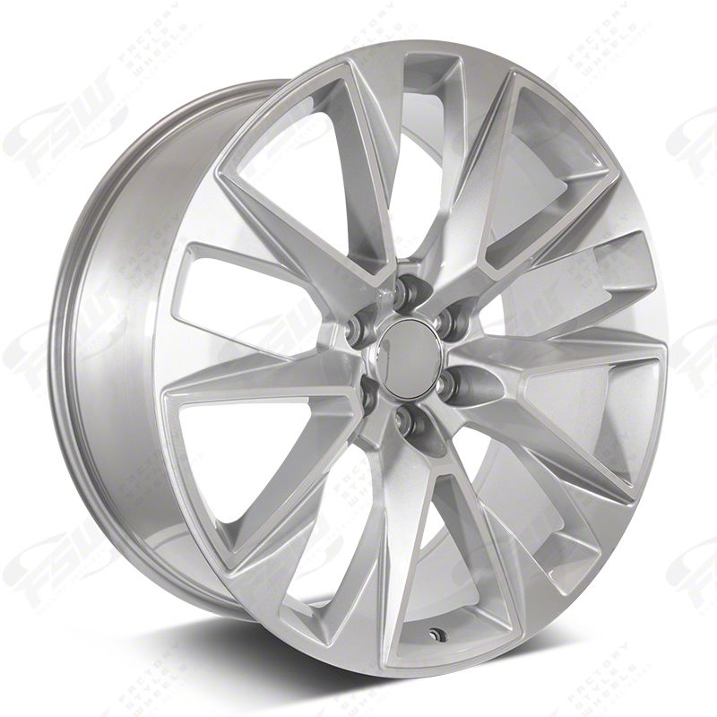 Factory Style Wheels Silverado 1500 RST Style Silver Machined 6-Lug ...