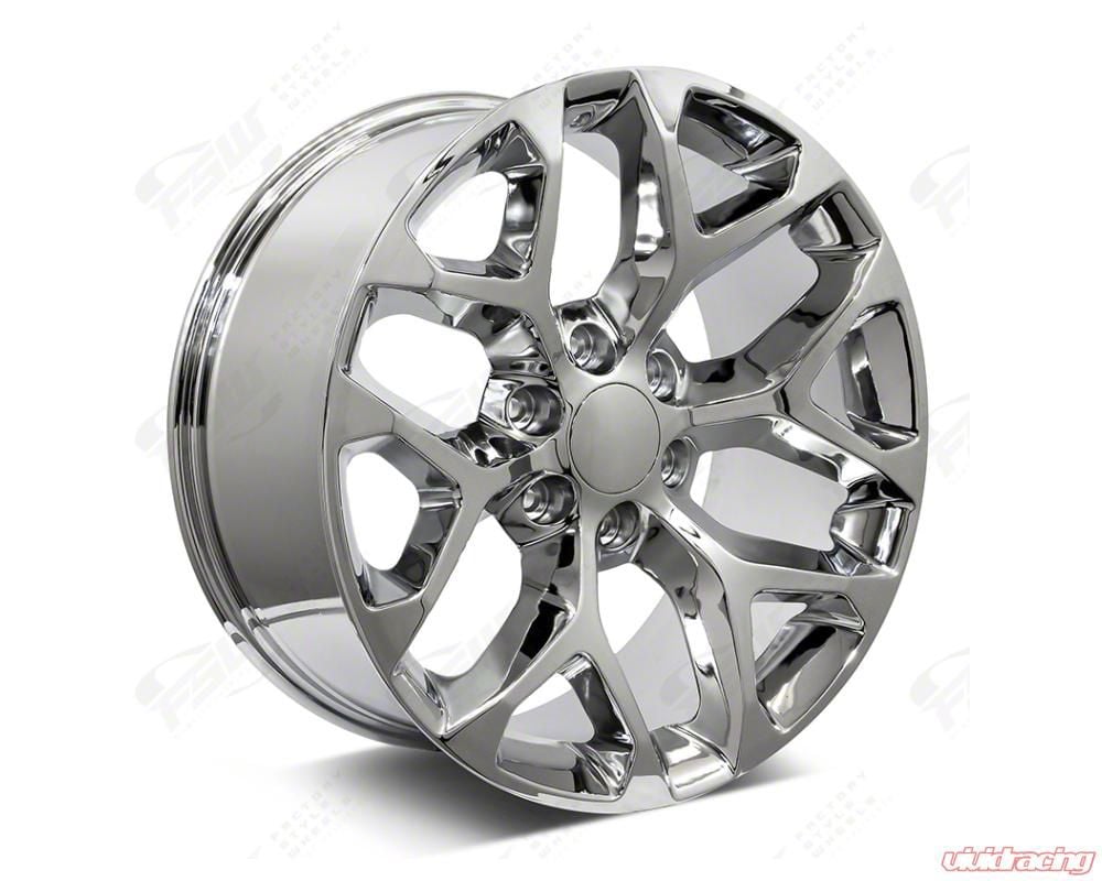 Factory Style Wheels Silverado 1500 Snowflake Style Chrome 6-Lug Wheel ...