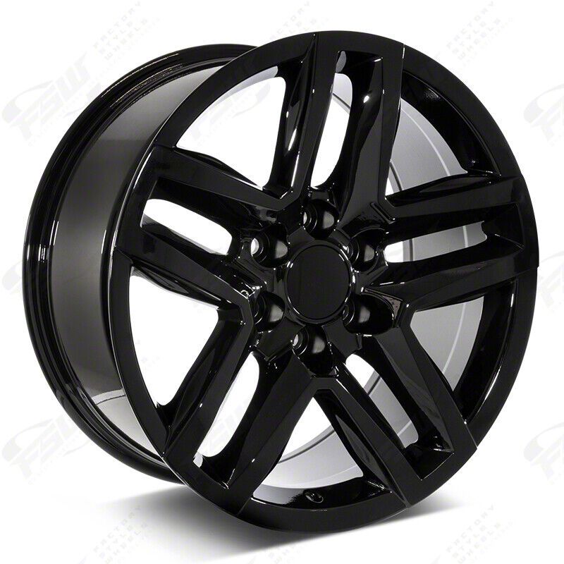 Factory Style Wheels Silverado 1500 Trail Boss Style Gloss Black 6-Lug ...
