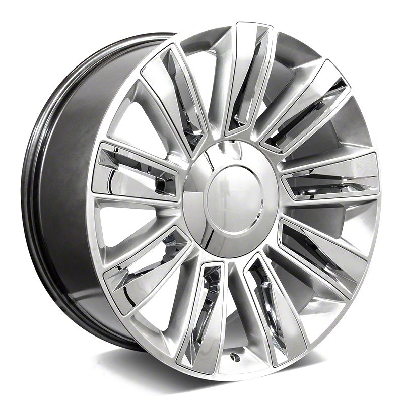 Factory Style Wheels Yukon Diamond Style Hyper Silver with Chrome ...