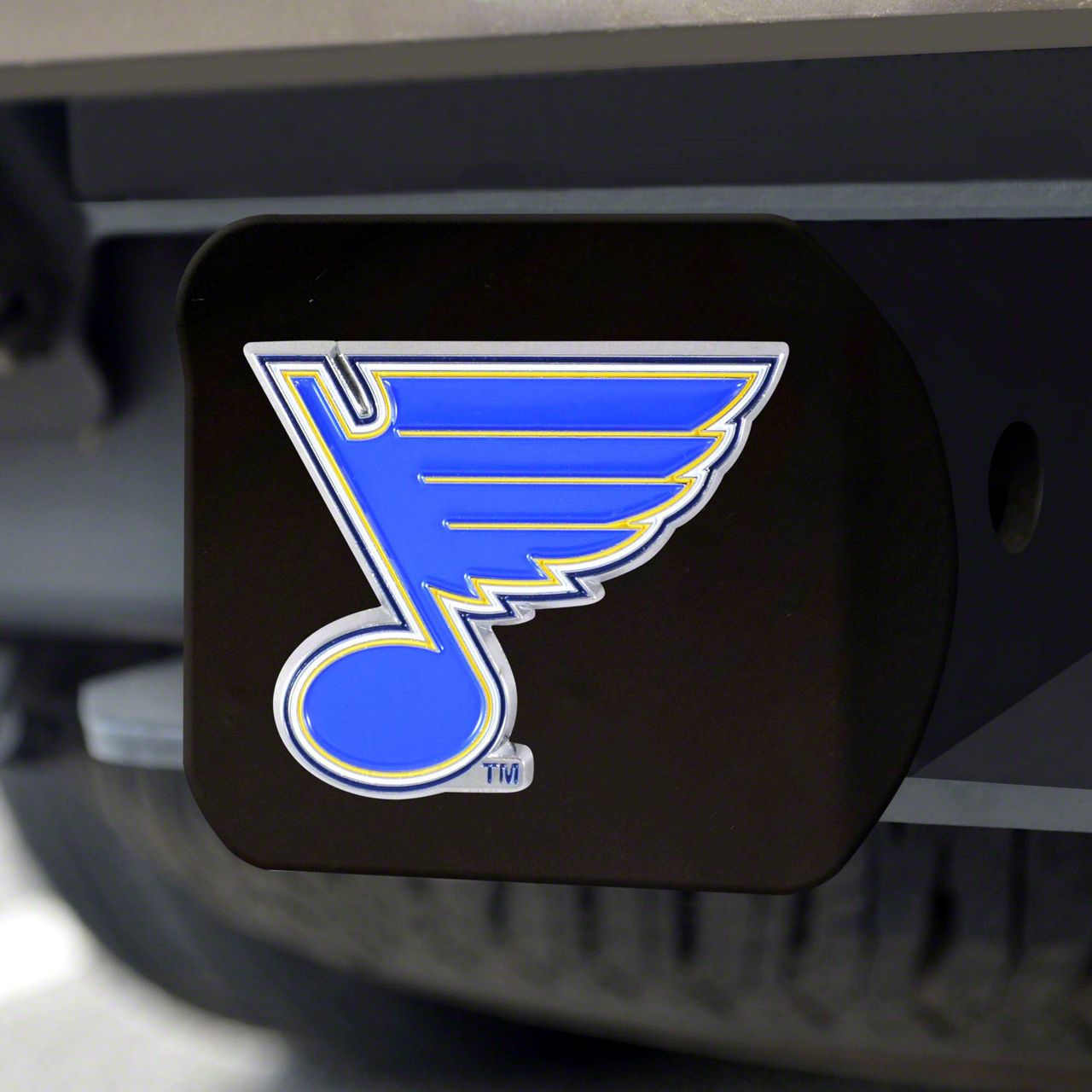 Universal AT Hitch Cover with St. Louis Blues Logo; Royal (Universal ...