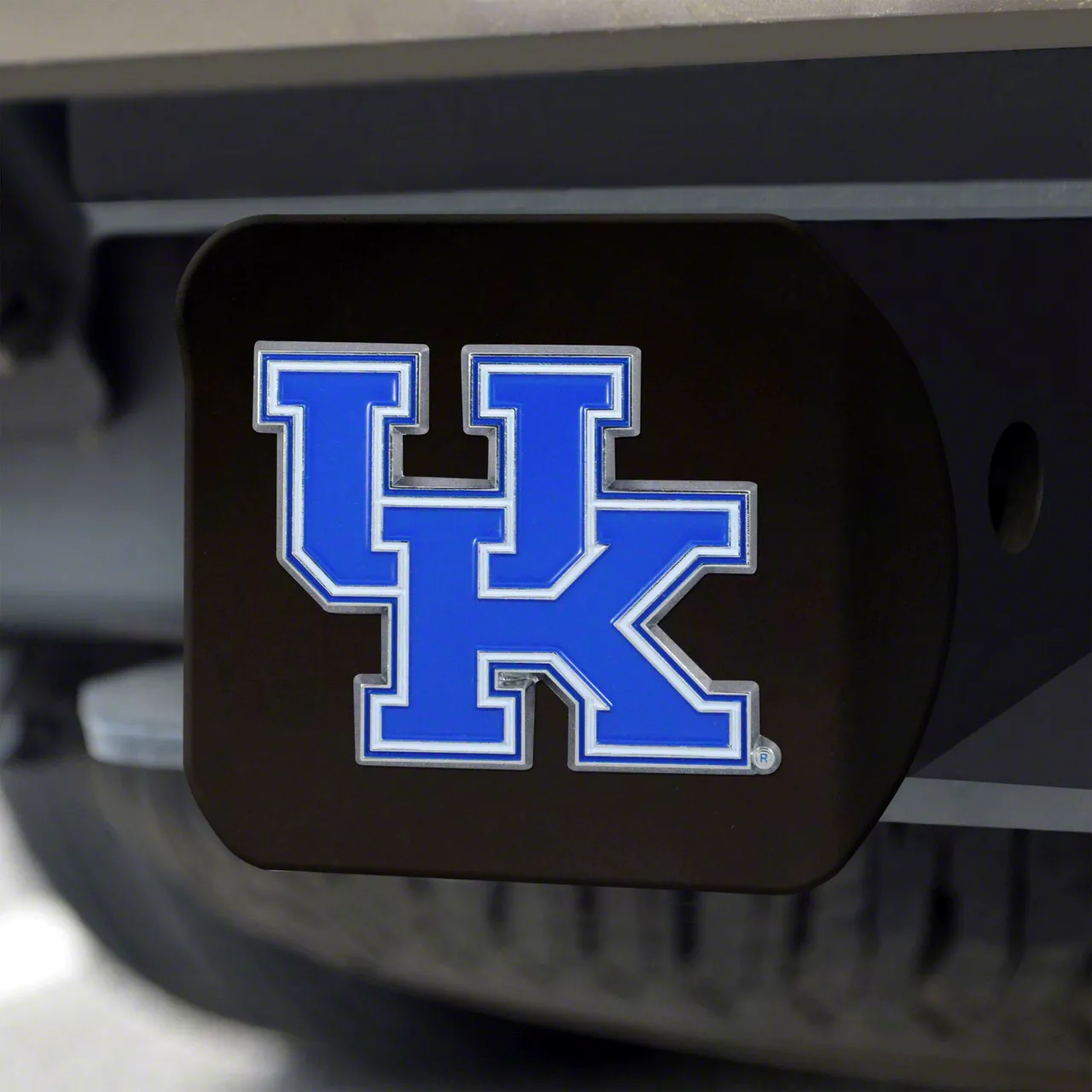 Universal AT Hitch Cover with University of Kentucky Logo; Blue ...