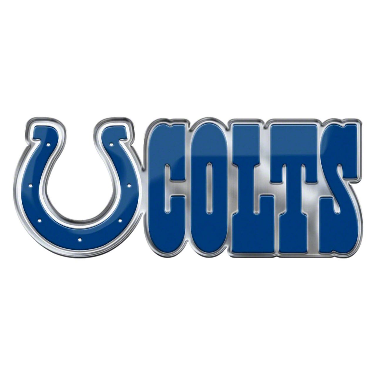 F-150 Indianapolis Colts Embossed Emblem; Blue (Universal; Some ...
