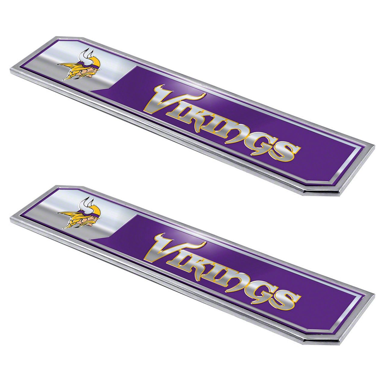 F-150 Minnesota Vikings Embossed Emblems; Purple (Universal; Some ...