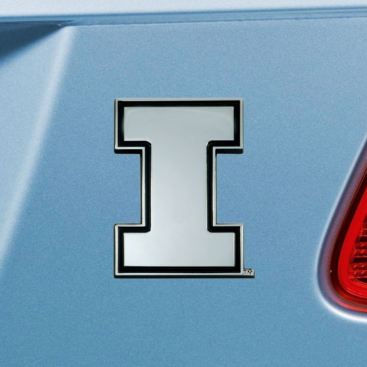 F-150 University of Illinois Emblem; Chrome (Universal; Some Adaptation ...