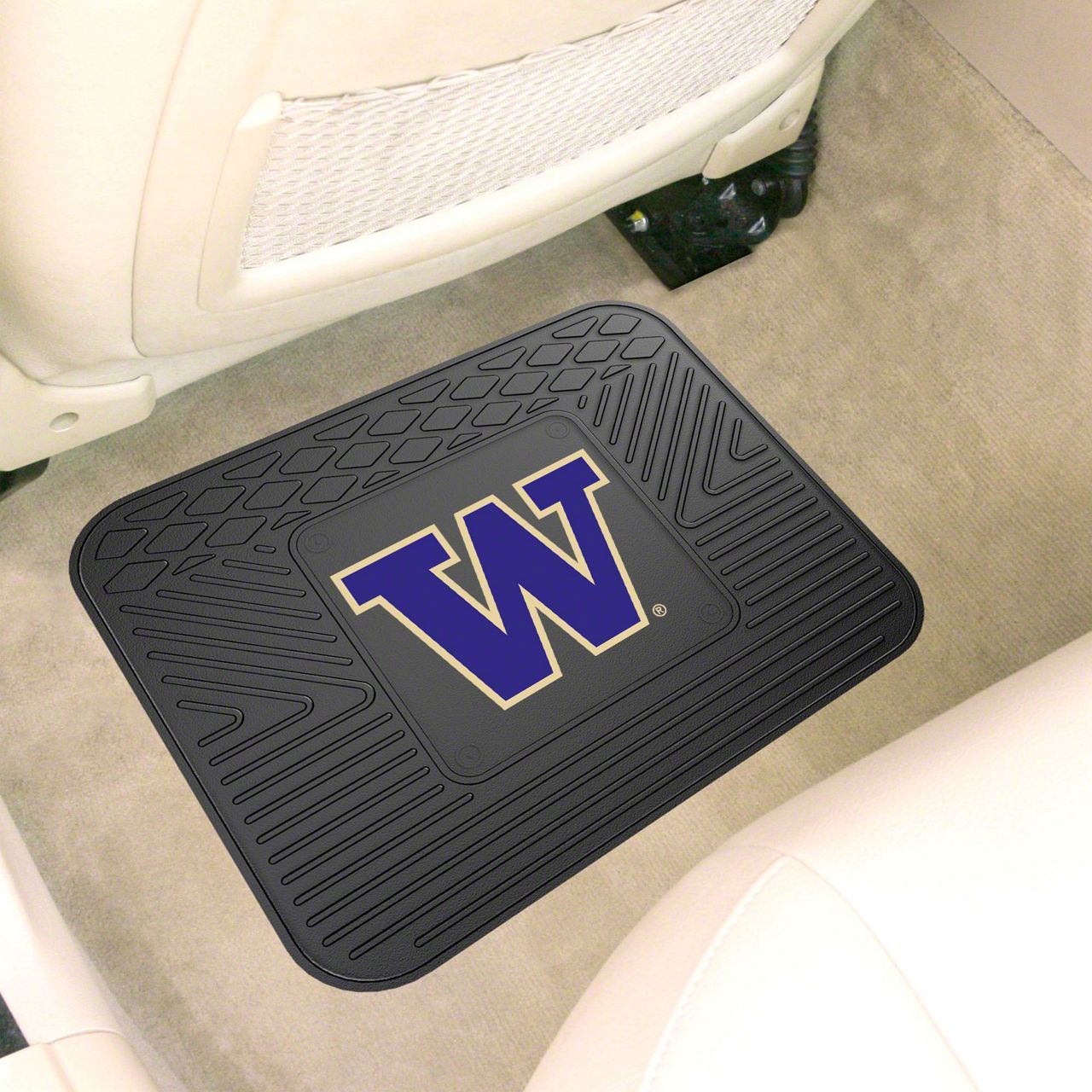 F-150 Utility Mat with University of Washington Logo; Black (Universal ...