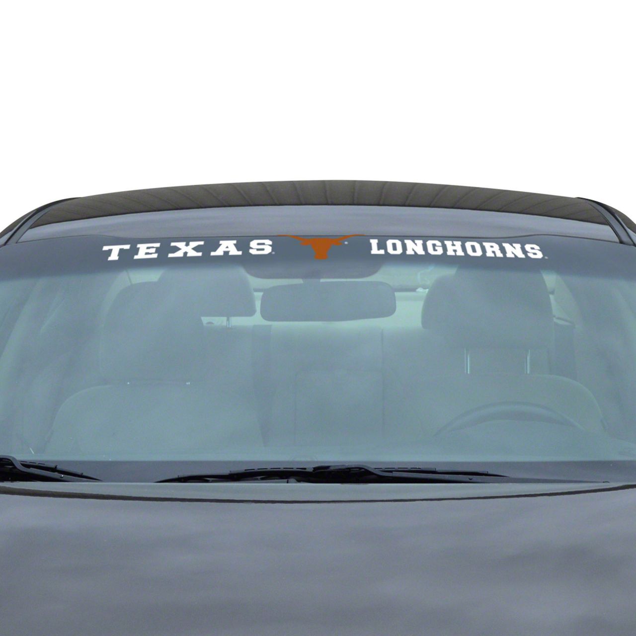 F-350 Super Duty Windshield Decal with University of Texas Logo; White ...