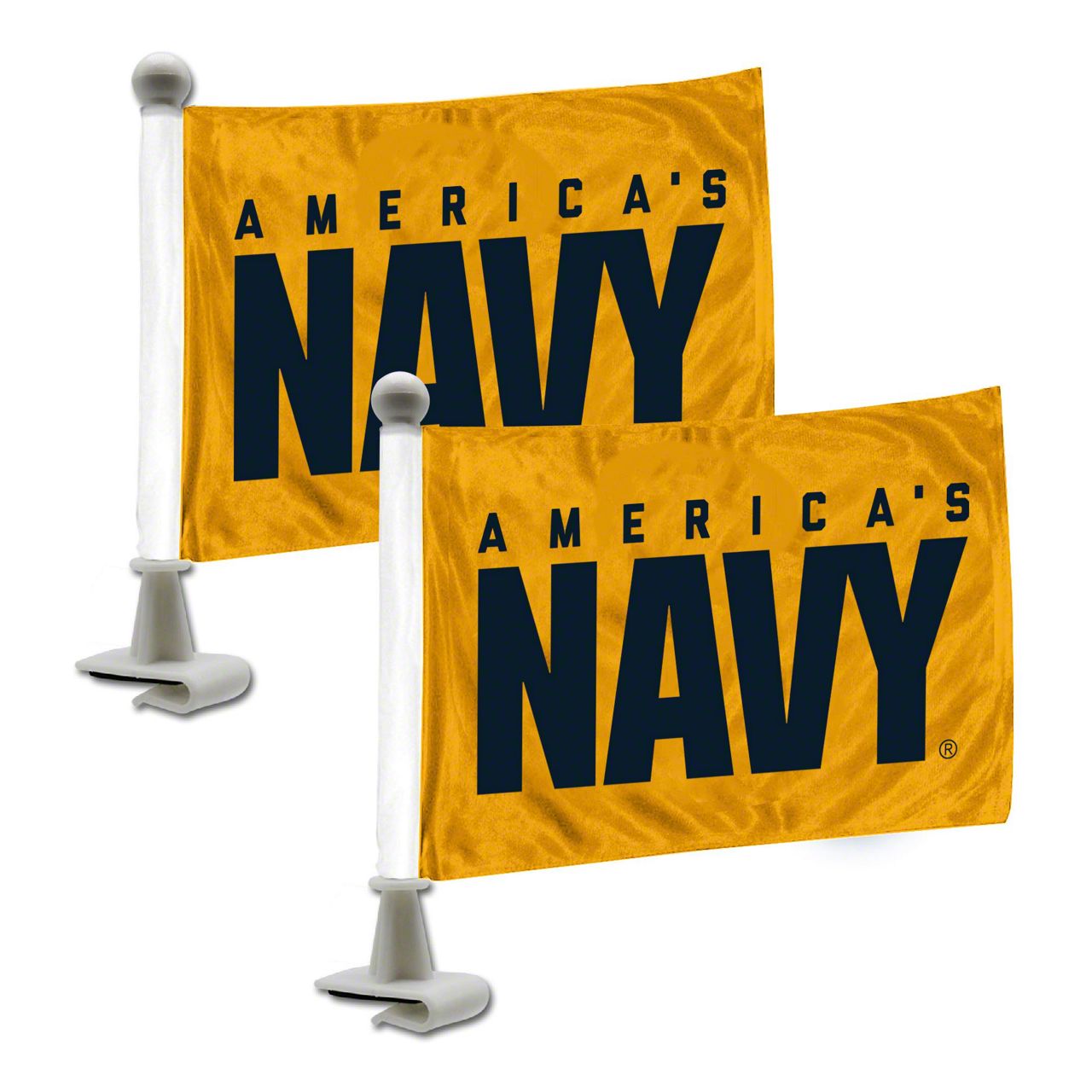 RAM 1500 Ambassador Flags with U.S. Navy Logo; Yellow (Universal; Some ...