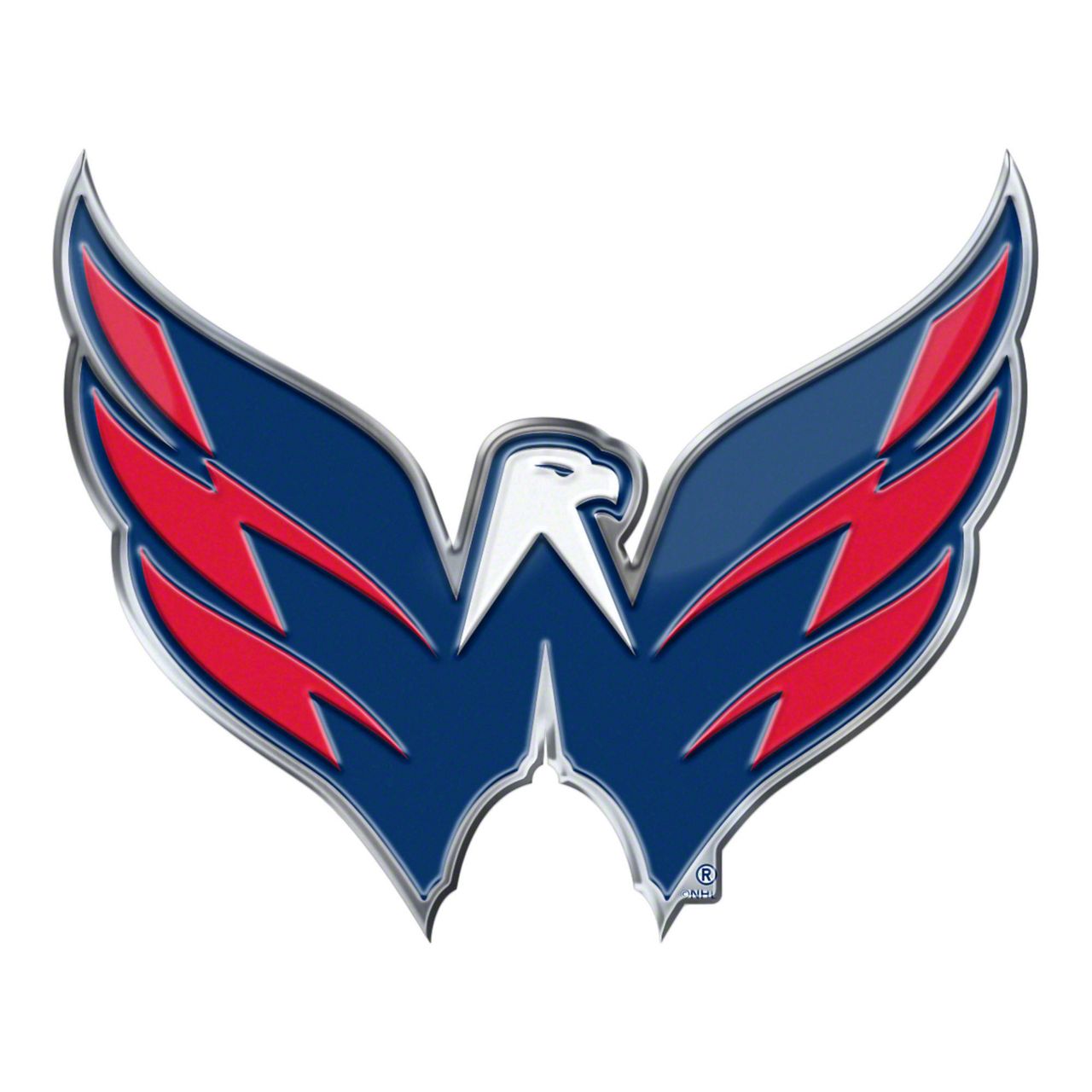 RAM 1500 Washington Capitals Embossed Emblem; Blue and Red (Universal ...