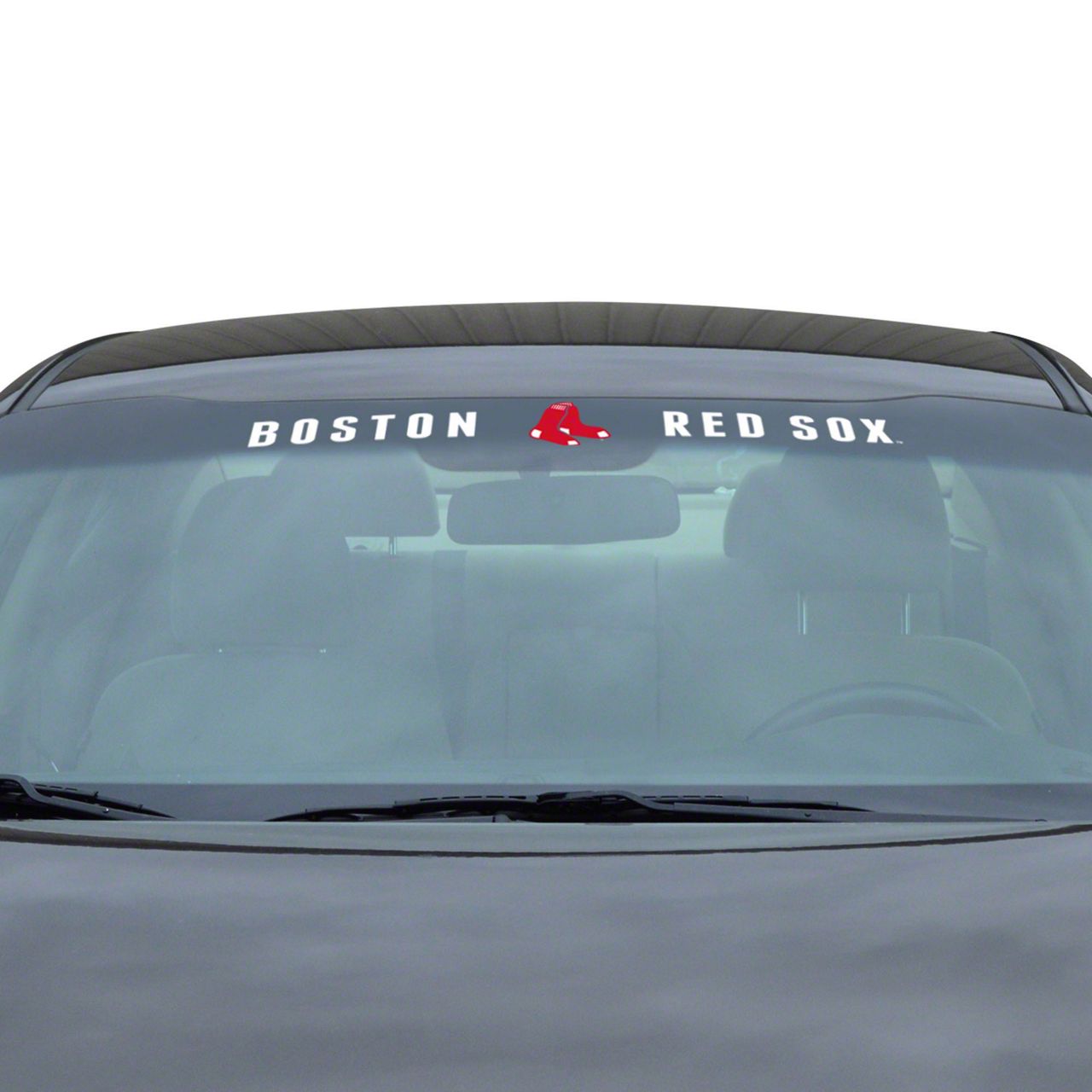 RAM 1500 Windshield Decal with Boston Red Sox Logo; White (Universal ...
