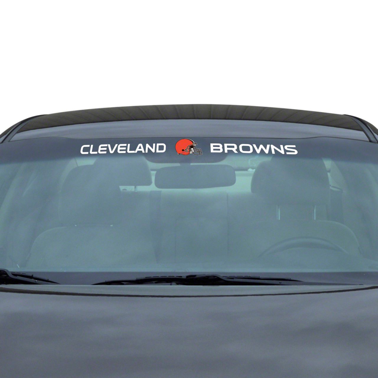 RAM 1500 Windshield Decal with Cleveland Browns Logo; White (Universal ...
