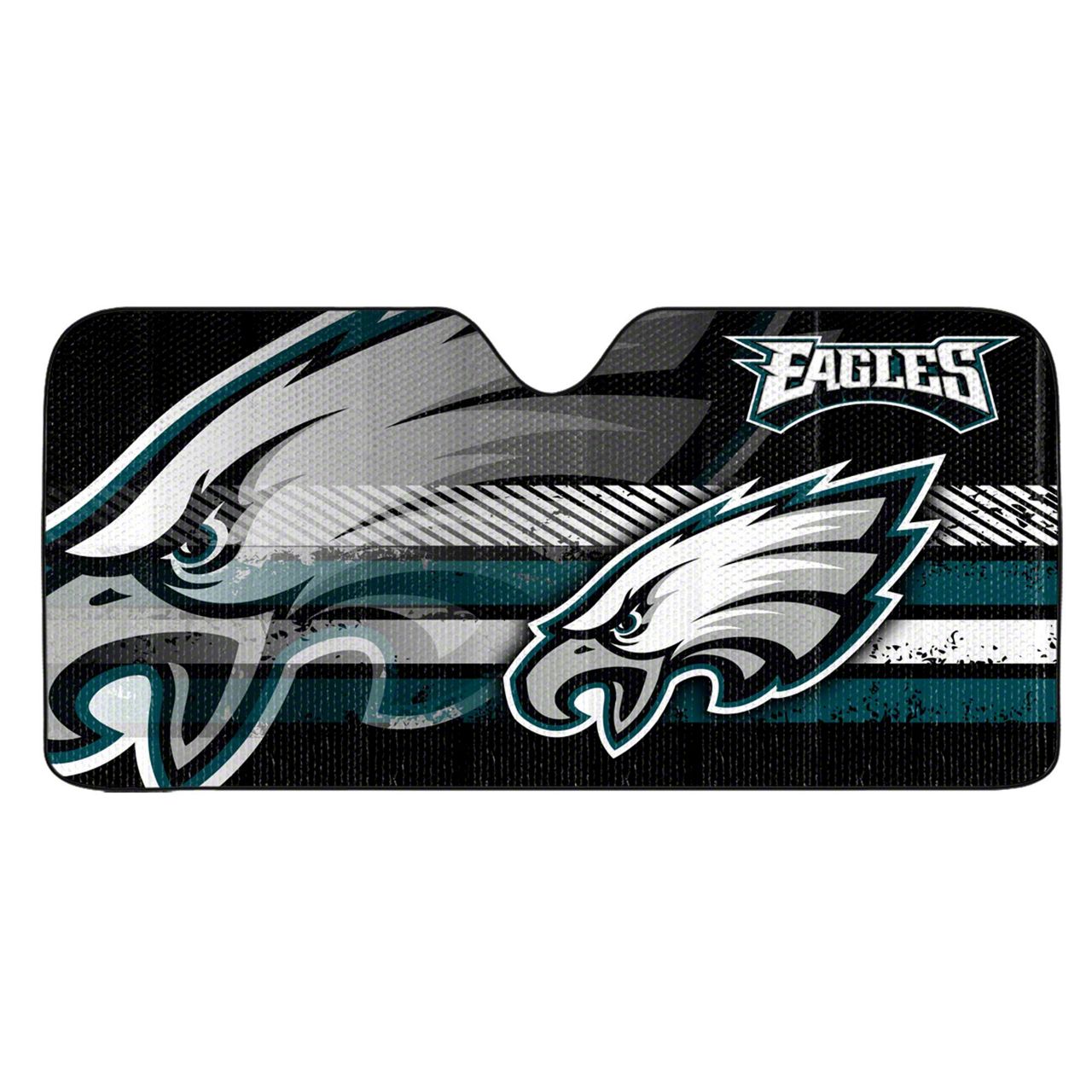 RAM 1500 Windshield Sun Shade with Philadelphia Eagles Logo; Black ...
