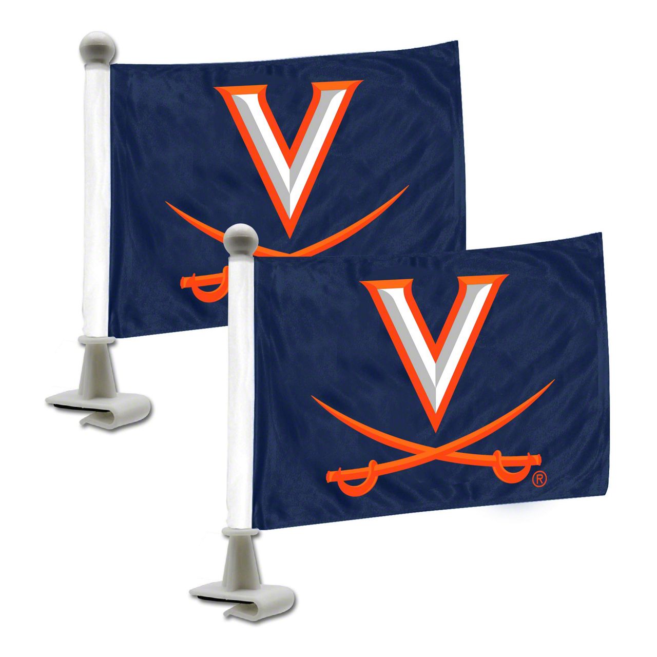 RAM 2500 Ambassador Flags with University of Virginia Logo; Blue ...