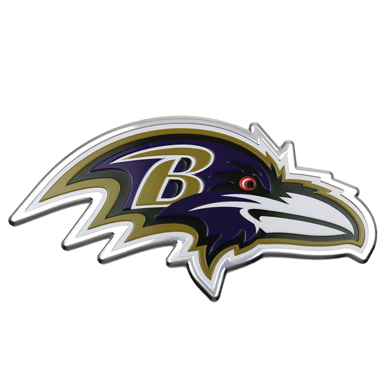 RAM 3500 Baltimore Ravens Embossed Emblem; Purple (Universal; Some ...