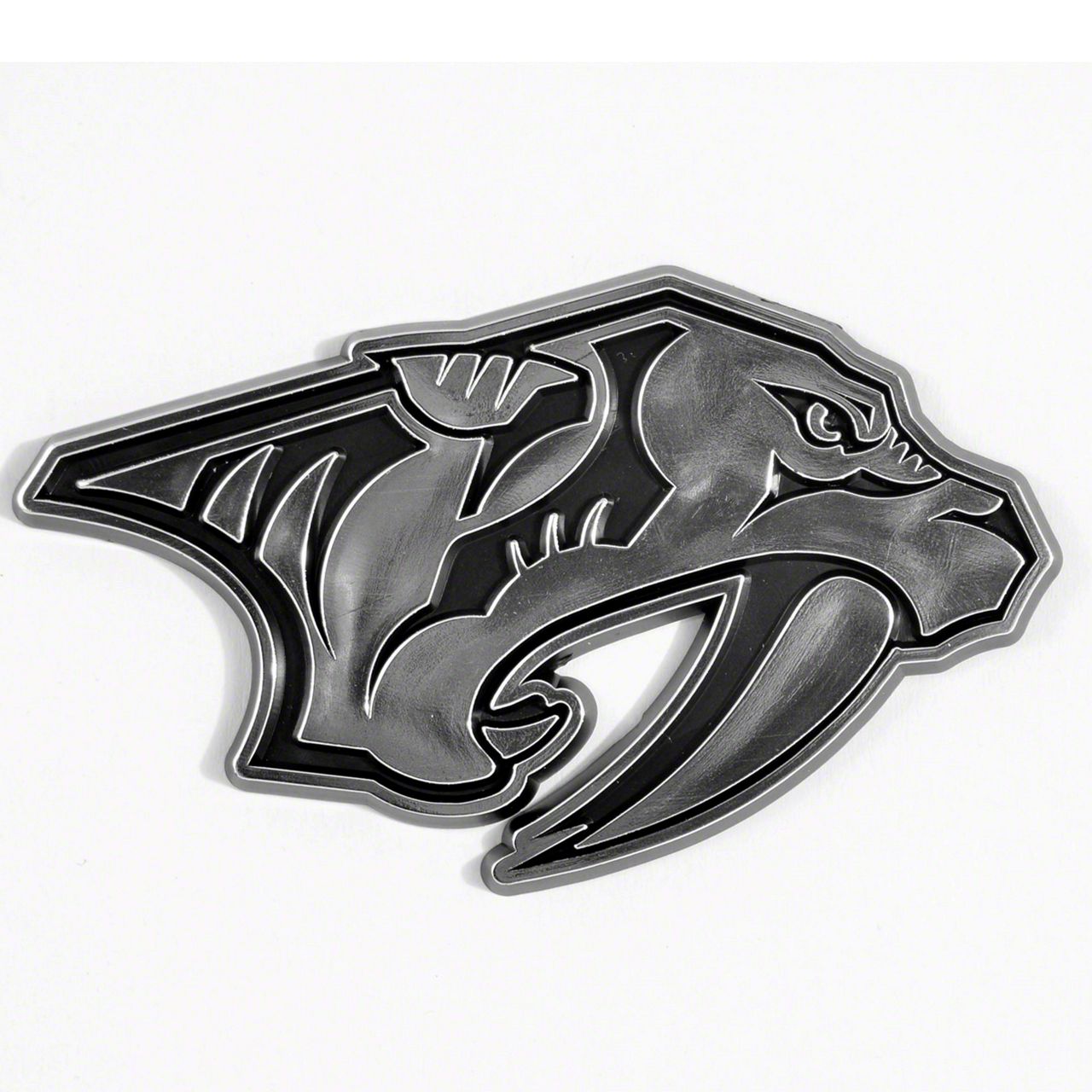 RAM 3500 Nashville Predators Molded Emblem; Chrome (Universal; Some Adaptation May Be Required ...