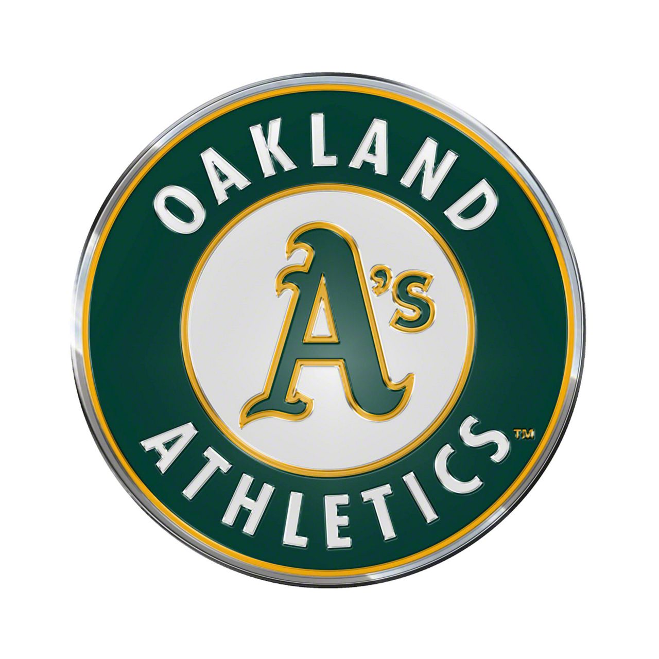 RAM 3500 Oakland Athletics Embossed Emblem; Green (Universal; Some ...
