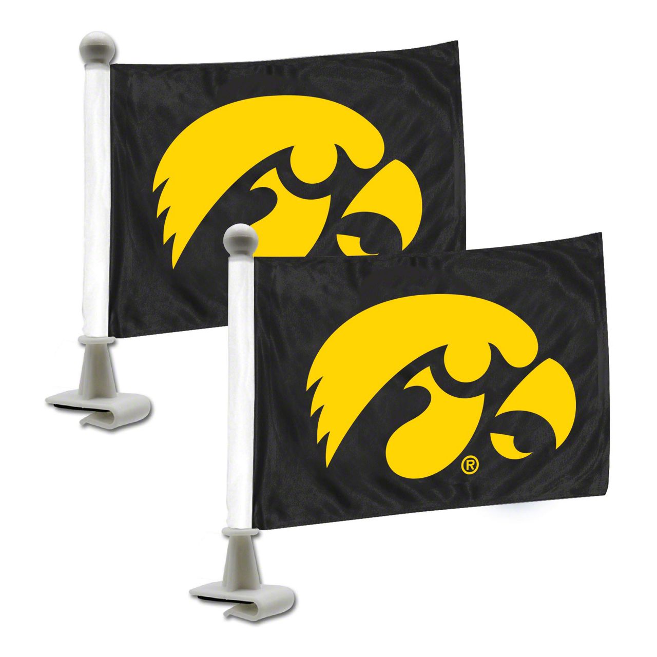 Ranger Ambassador Flags with University of Iowa Logo; Black (Universal ...