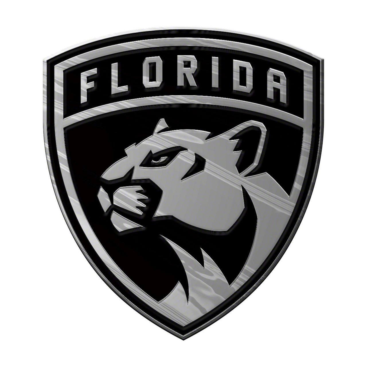Ranger Florida Panthers Molded Emblem; Chrome (Universal; Some ...