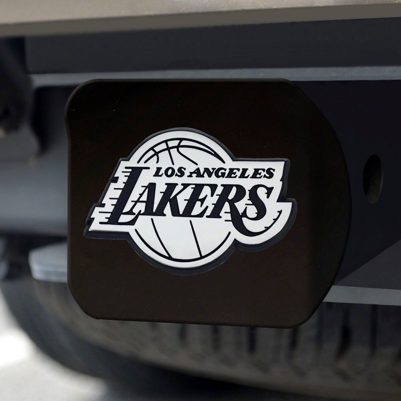 Ranger Hitch Cover with Los Angeles Lakers Logo; Purple (Universal ...
