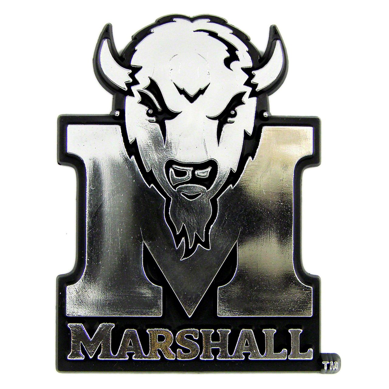 Ranger Marshall University Molded Emblem; Chrome (Universal; Some ...