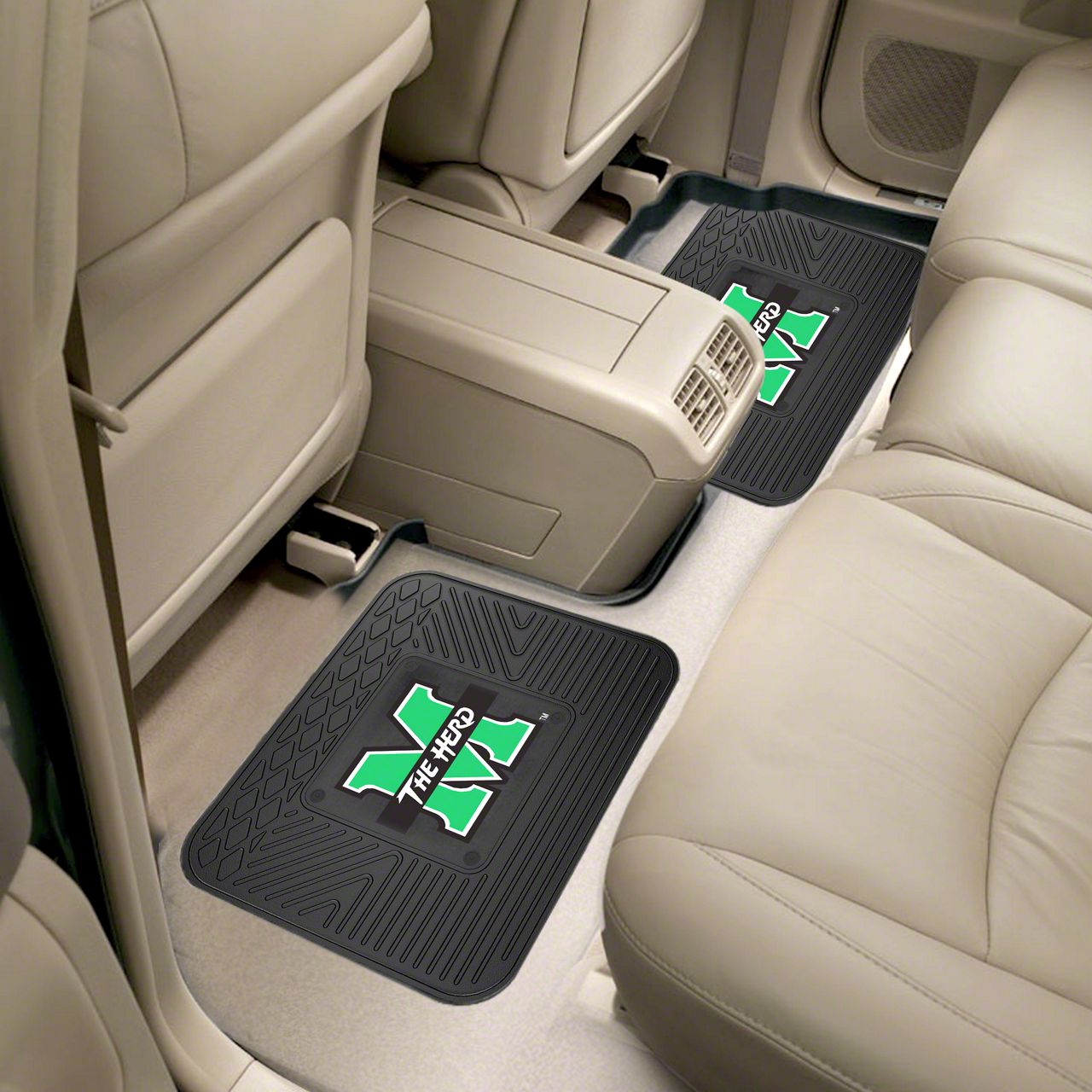 Ranger Molded Rear Floor Mats with Marshall University Logo (Universal ...