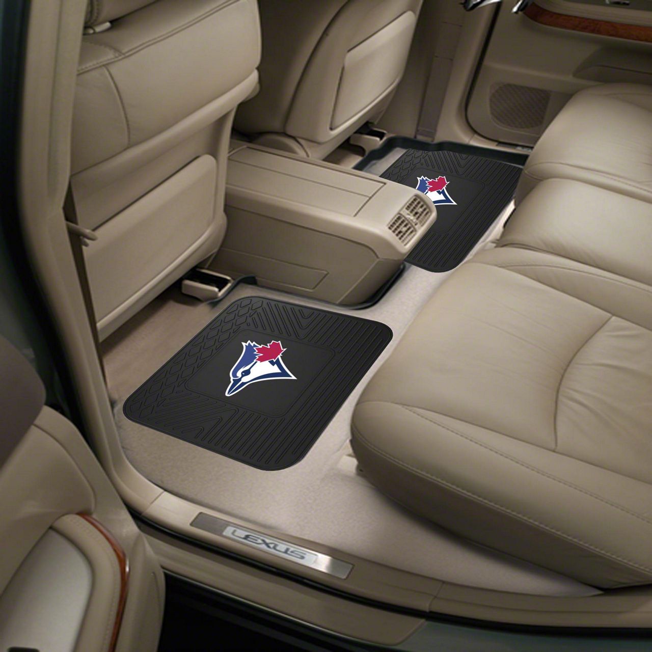 Ranger Molded Rear Floor Mats with Toronto Blue Jays Logo (Universal ...