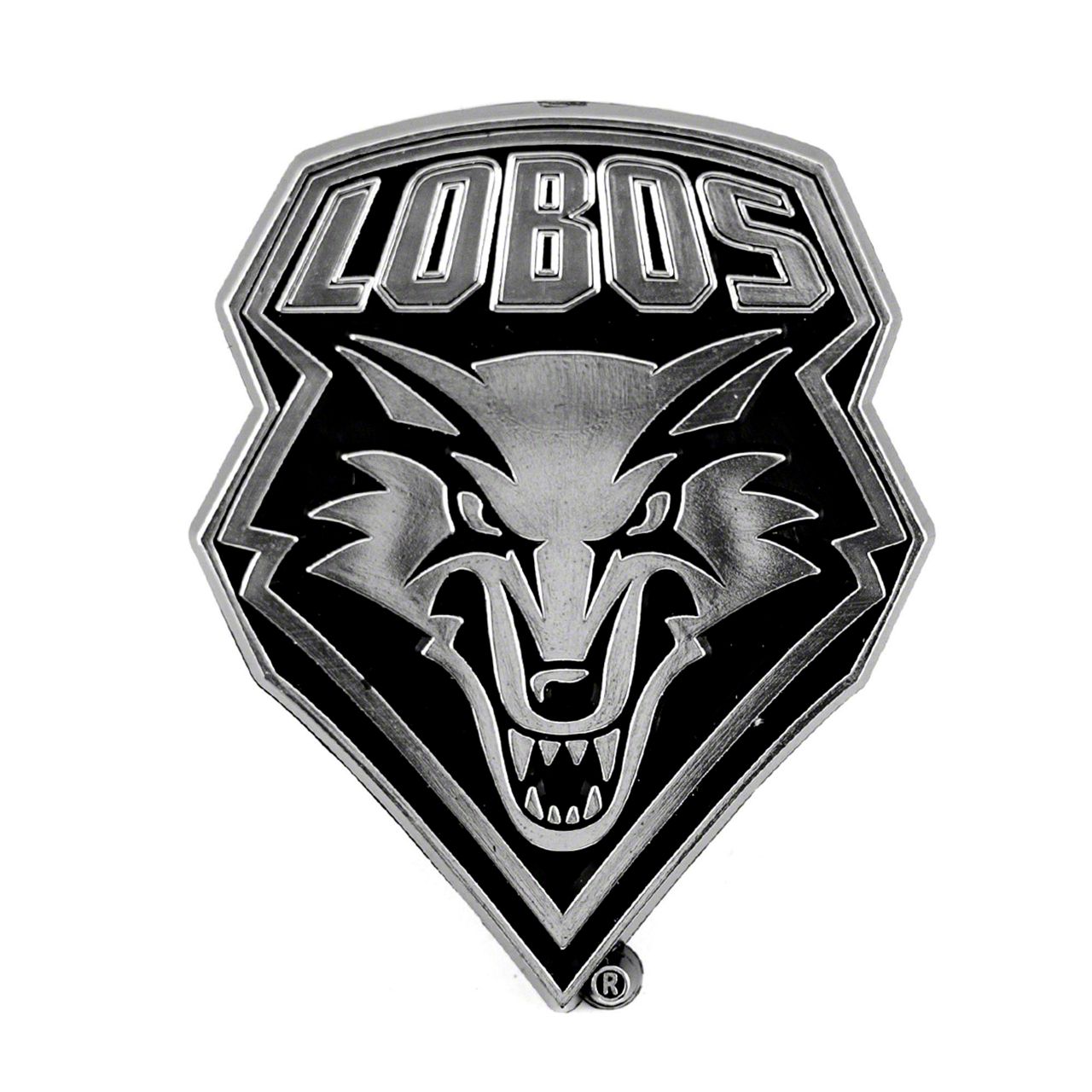 Ranger University of New Mexico Molded Emblem; Chrome (Universal; Some ...