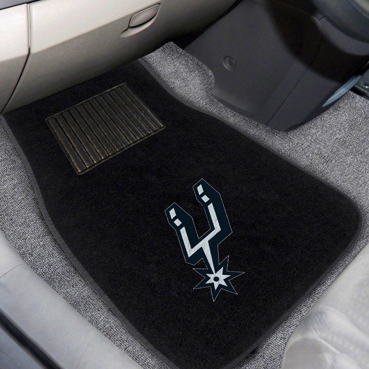 Sierra 1500 Embroidered Front Floor Mats with San Antonio Spurs Logo ...