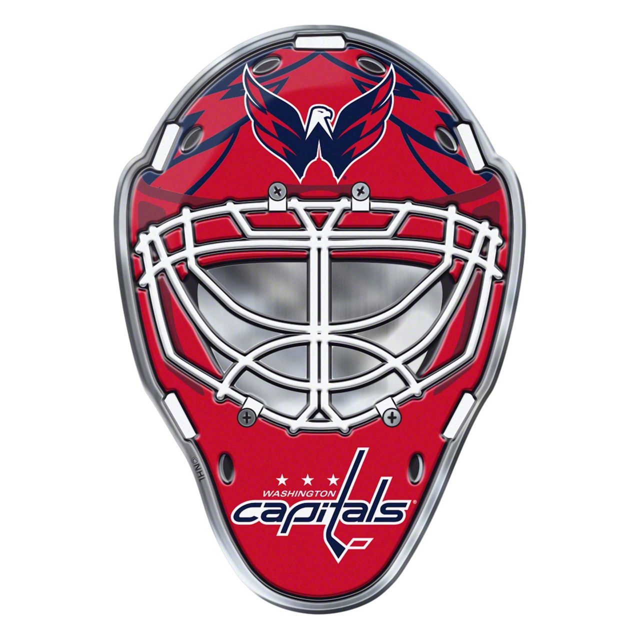 Sierra 1500 Washington Capitals Embossed Helmet Emblem; Blue and Red ...