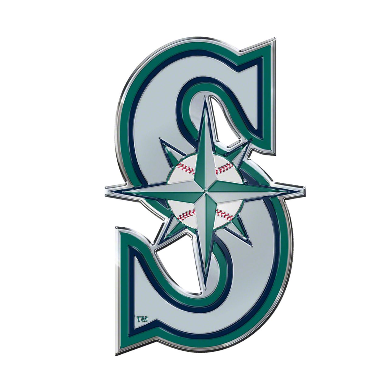 Sierra 3500 Seattle Mariners Embossed Emblem; Teal (Universal; Some ...